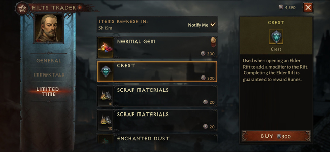 What To Spend Hilts On & Hilts Trader Location In Diablo Immortal!